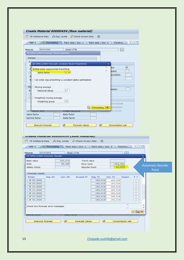 Material requirement planning in SAP MM.pdf | Grocery Shopping | Shopping