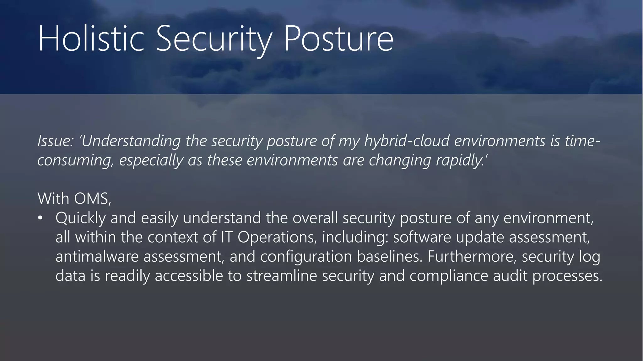 Azure Operation Management Suite - security and compliance | PPT