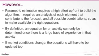Parametric Estimation in a nutshell | PPTX | Technology & Computing