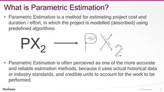 Parametric Estimation in a nutshell | PPTX | Technology & Computing