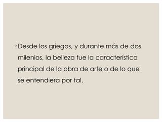 Belleza y fealdad: diferencias y aproximaciones | PPT