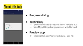 Goodbye progress dialog mess on Android | PPT