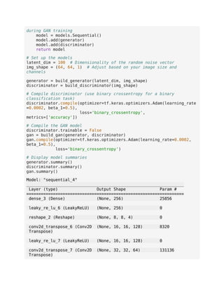 GANS Project for Image idetification.pdf | Graphics Software | Computer Software and Applications