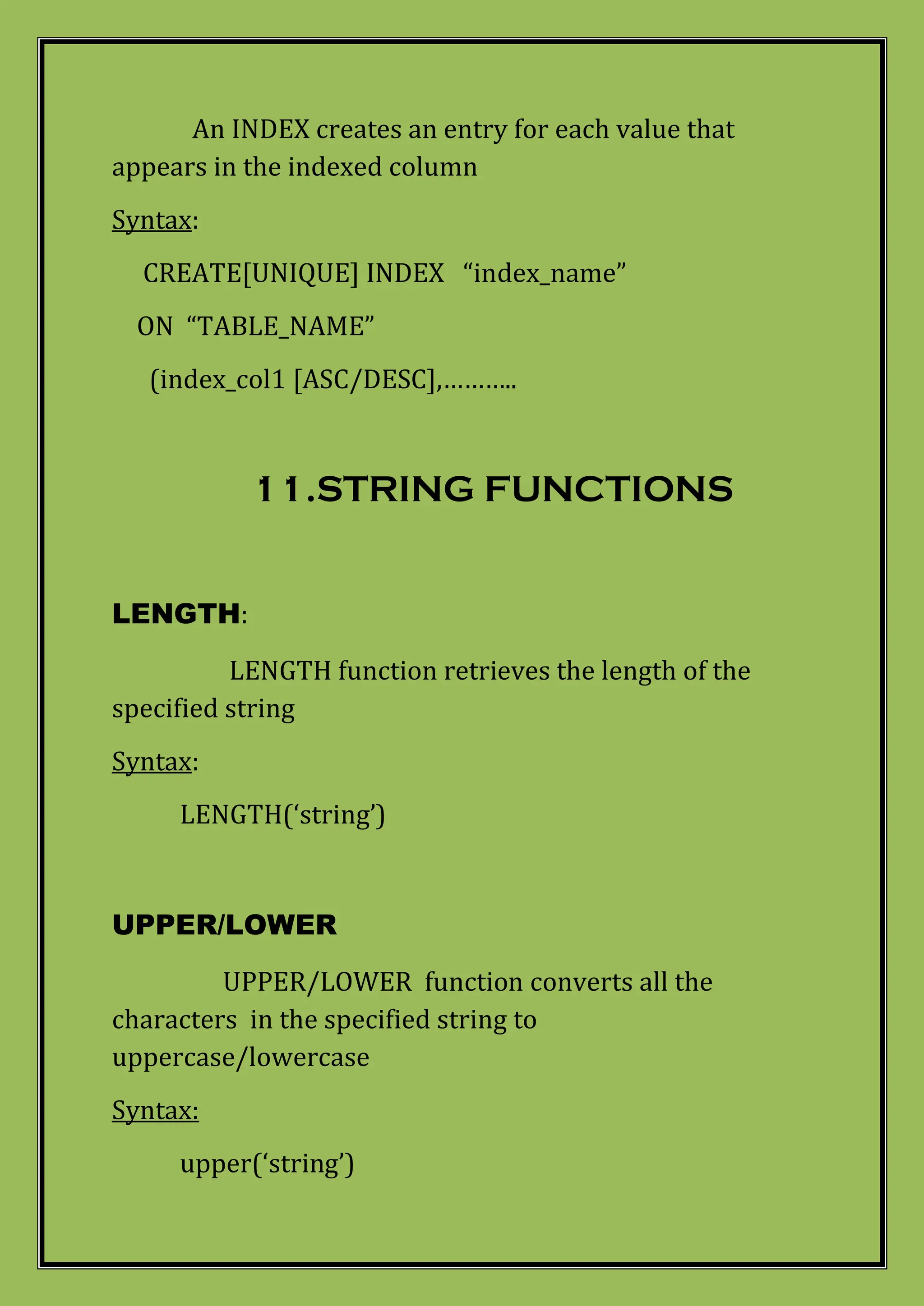 Cheat Sheet Sql Commands With Examples And Easy Understanding Pdf