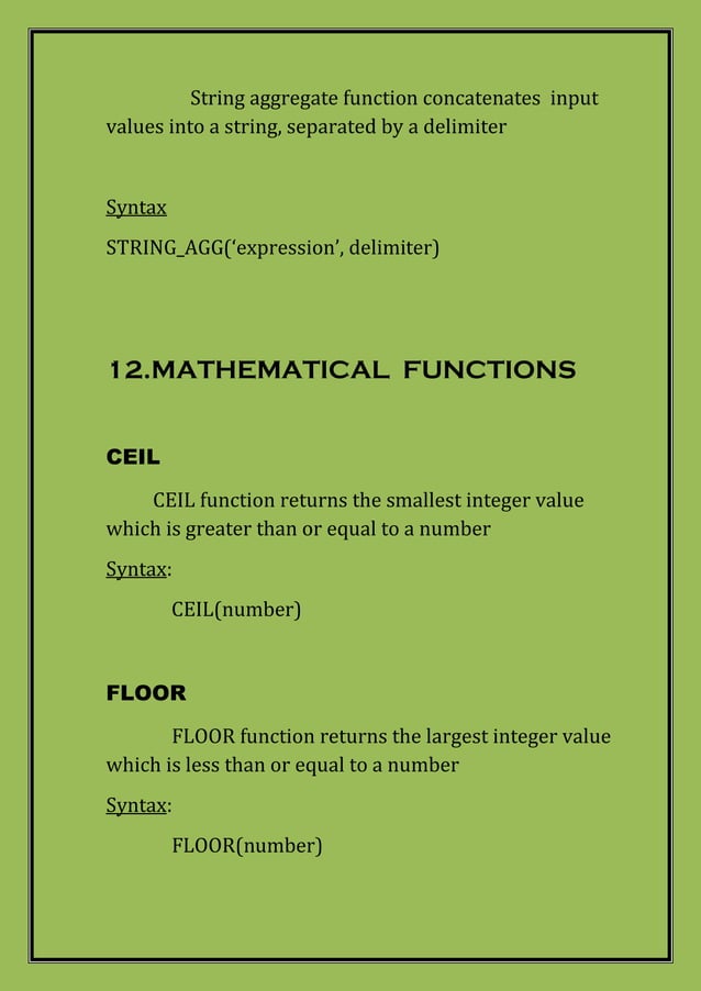 Cheat Sheet Sql Commands With Examples And Easy Understanding Pdf 