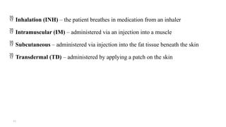 administering medication power point presenting | PPTX