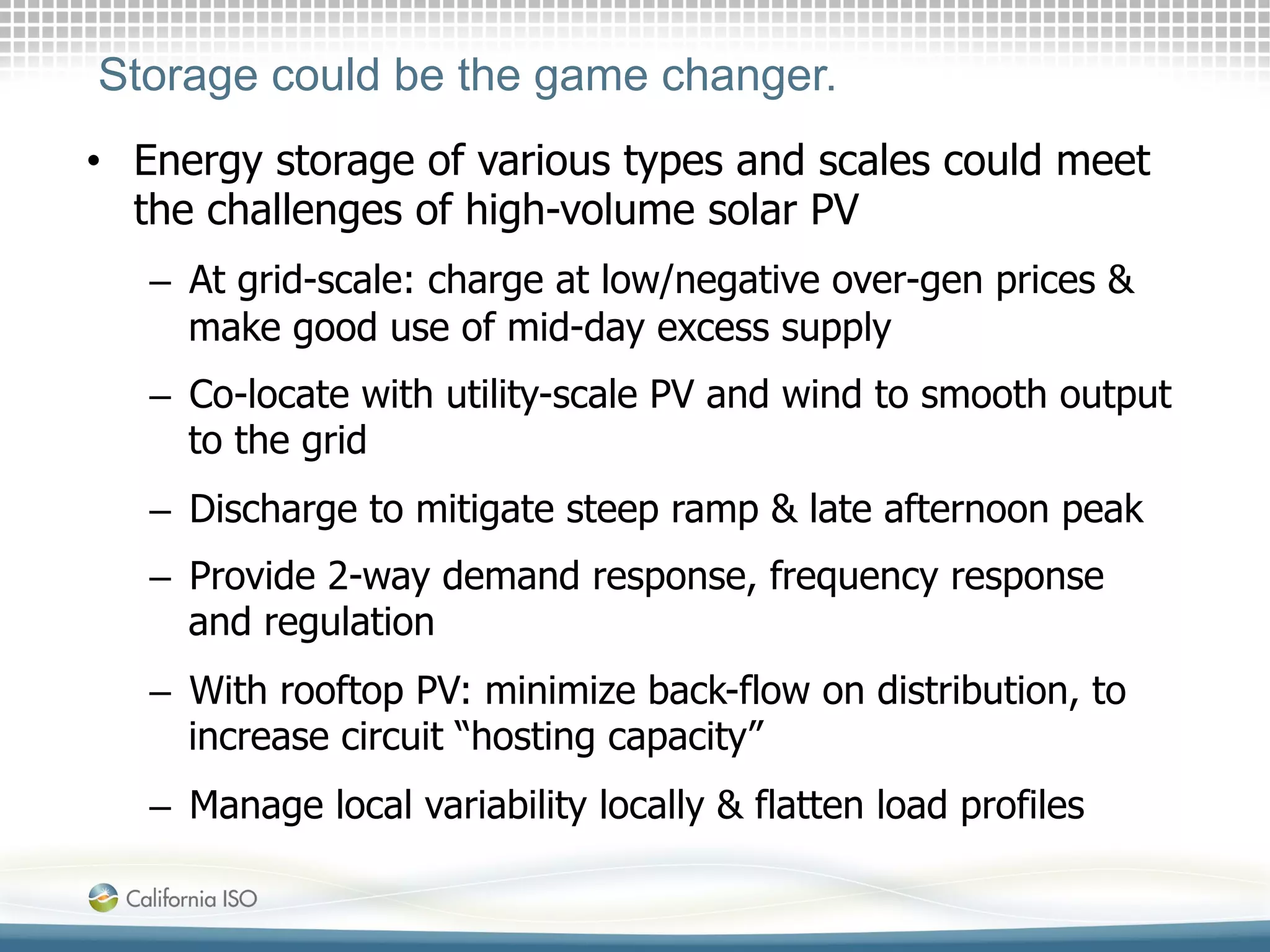 The Role of Energy Storage in the Future Electricity System | PDF
