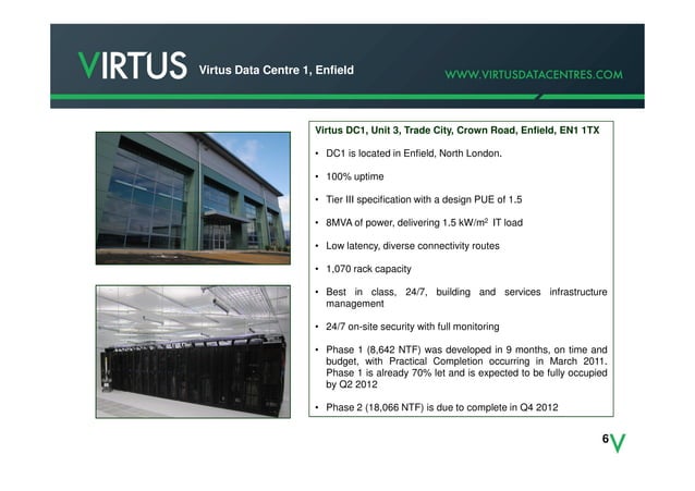 An Introduction to Virtus Data Centres | PPT