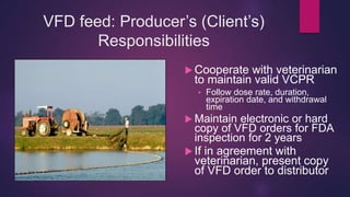 Dr. Patricia S. Gaunt - Discussion on the Veterinary Feed Directive ...