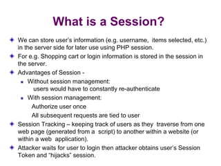 season management in php (WT) | PPT | Web Development | Internet