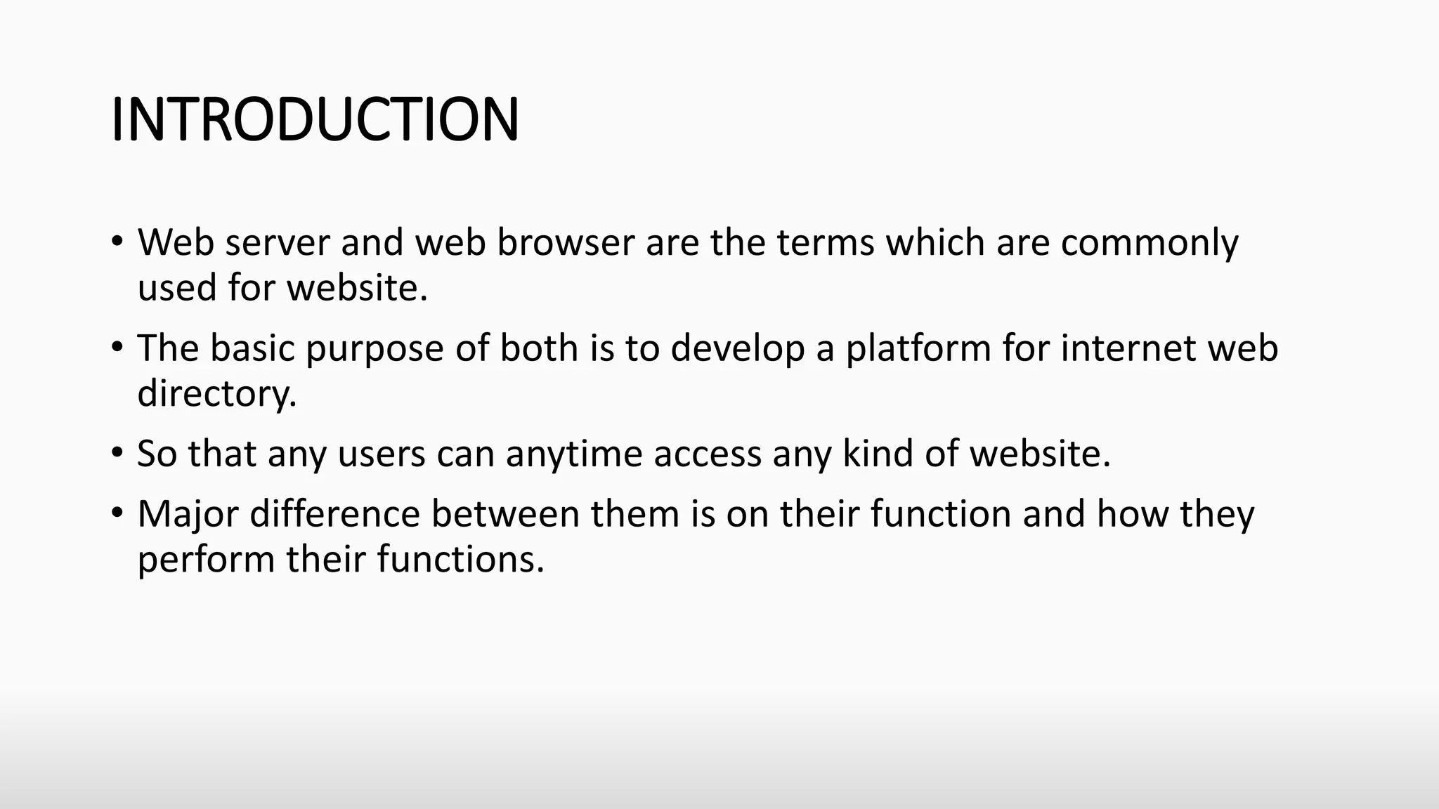 Web browser and web servers (WT) | PPTX