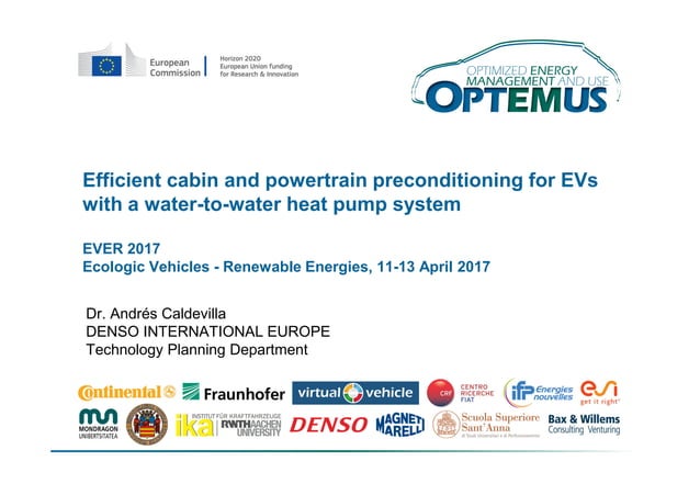 Efficient cabin and powertrain preconditioning for EVs with a water-to ...