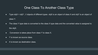 Operator_Overloaing_Type_Conversion_OOPC(C++) | PDF