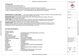 CLUB HOUSE PORFOLIO | PDF