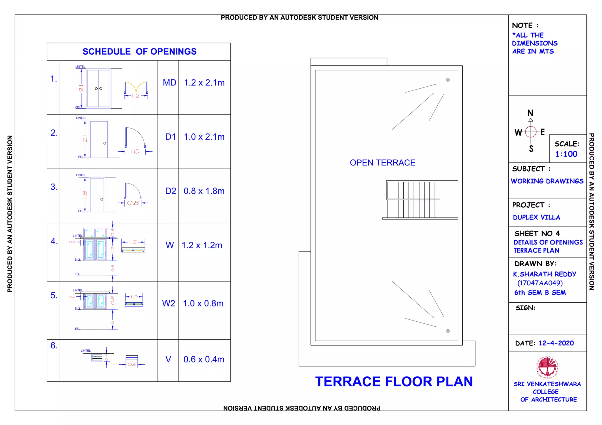 working drawing portfolio 1 | PDF