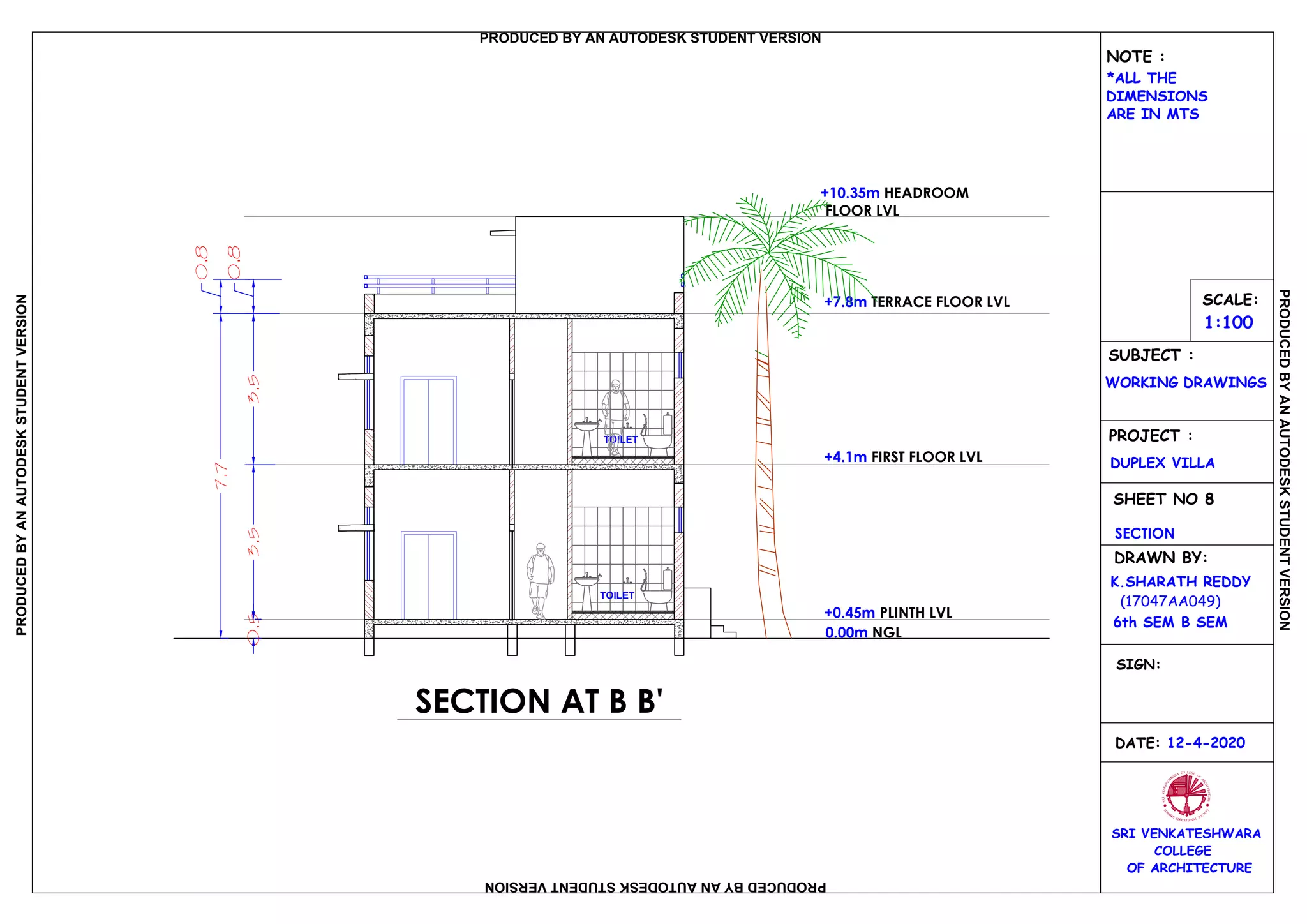 working drawing portfolio 1 | PDF