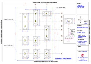 working drawing portfolio 1 | PDF