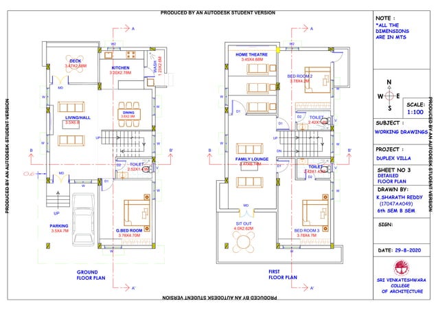 working drawing portfolio 1 | PDF