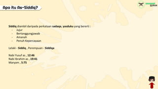 Kisah Sahabat : Saidina Abu Bakar As-Siddiq RA | PDF