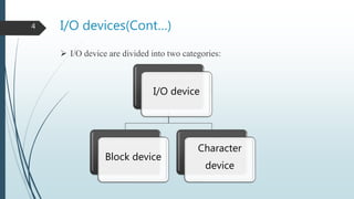 I/O Management | PPTX | Operating Systems | Computer Software and ...