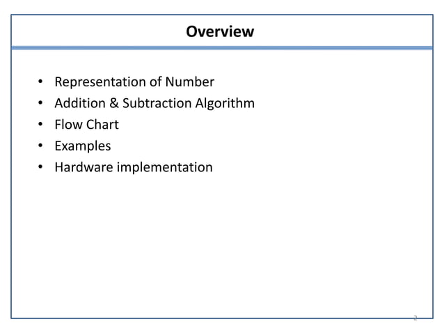 Signed Addition And Subtraction | PPTX