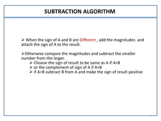 Signed Addition And Subtraction | PPTX