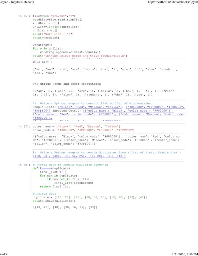 paython practical | PDF