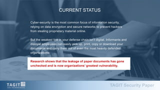 HARD COPY PROTECTION SYSTEM | PPTX