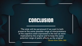 Problem of Style in Translation | PPT