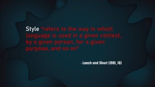 Problem of Style in Translation | PPT