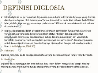 DIGLOSIA | PPTX