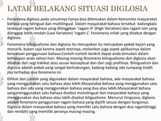 DIGLOSIA | PPTX