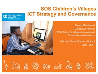 IT Strategy and Governance - SOS Children's Villages | PPT