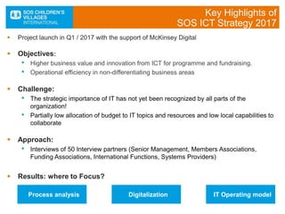 IT Strategy and Governance - SOS Children's Villages | PPTX