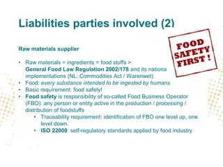 Legal framework 3 D food printing | PPTX