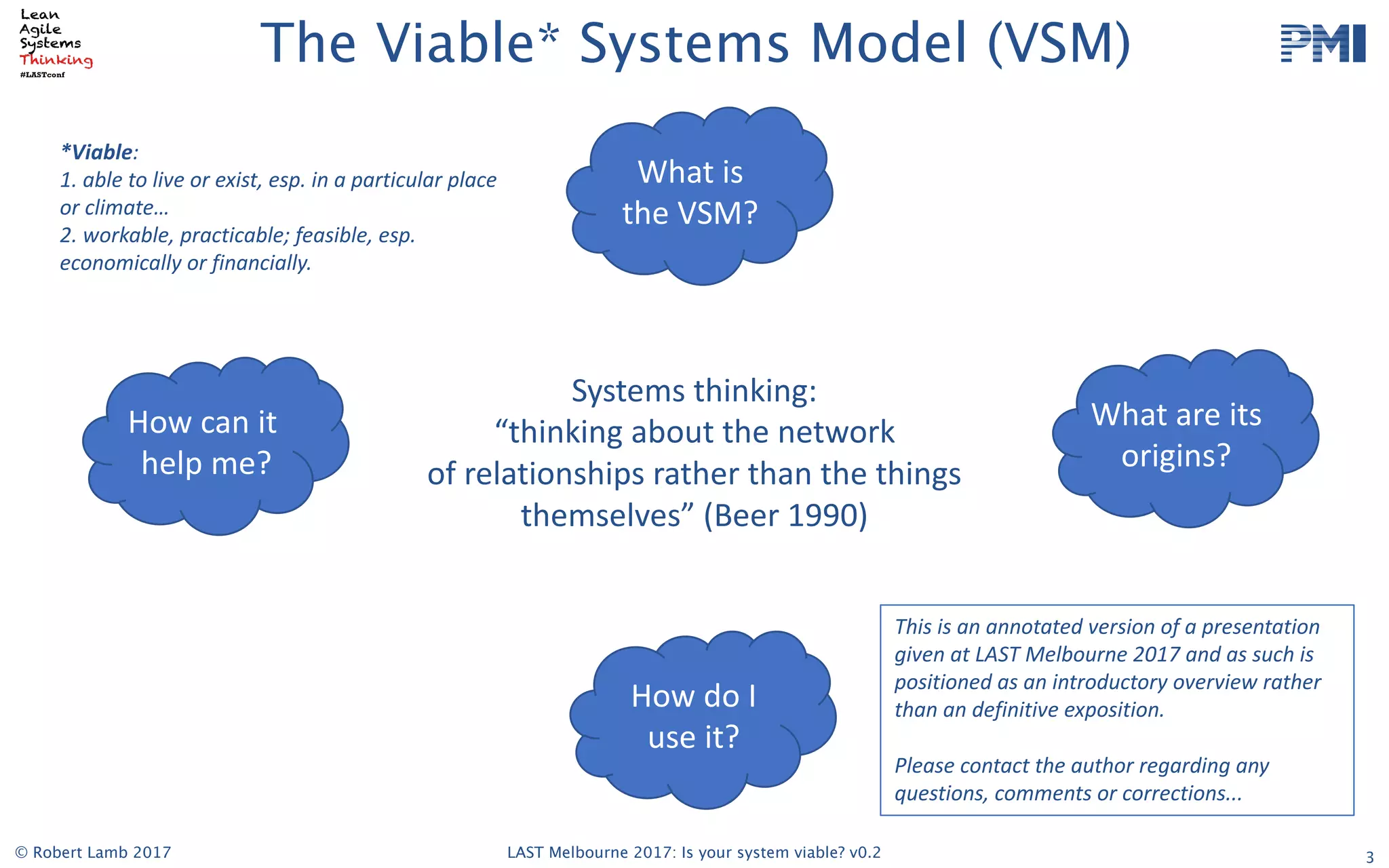 An Introduction to the Viable Systems Model | PPT