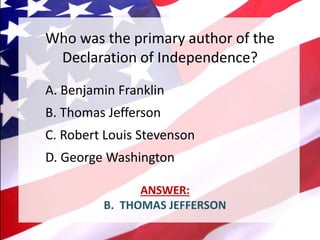 Independence Day Quiz | PPTX