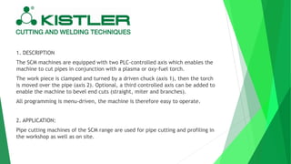 Kistler SCM pipe-cutting systems | PPT