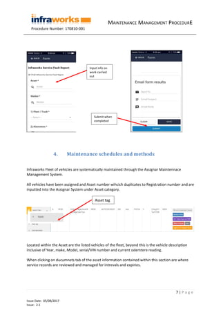 170810 001 maintenance management procedure v2.1 | PDF
