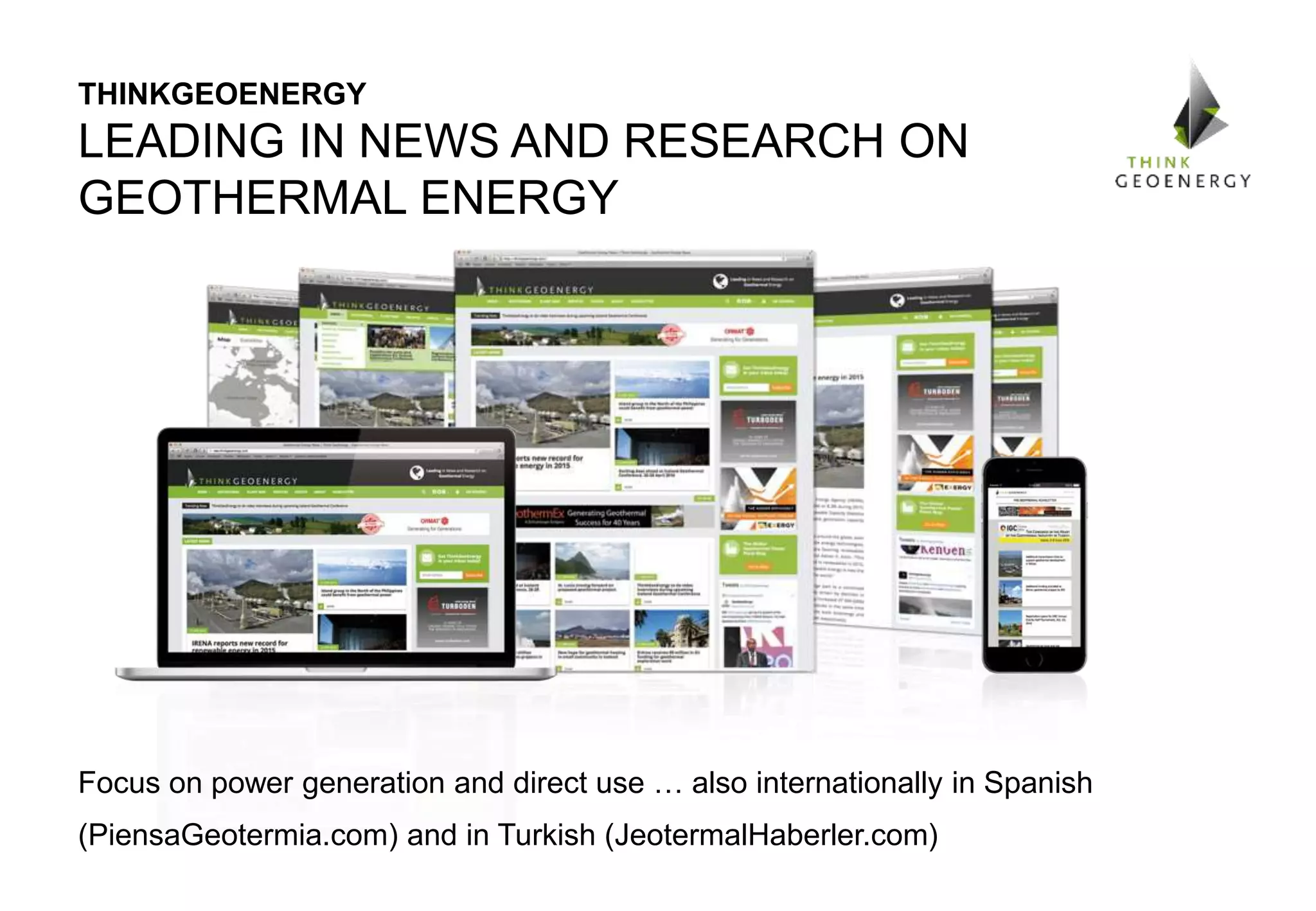 Global Geothermal Development - An Overview, September 2017 | PPT