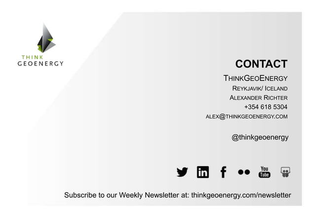 Global Geothermal Development - An Overview, September 2017 | PPT