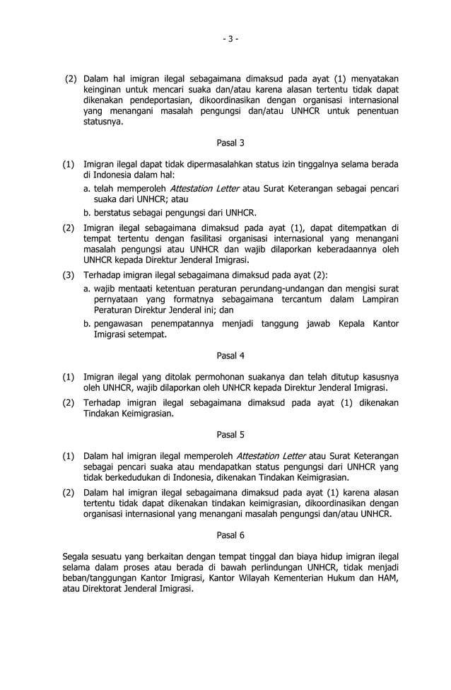 Peraturan Dirjen | PDF