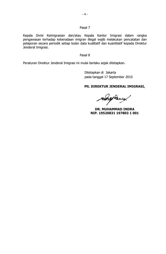 Peraturan Dirjen | PDF