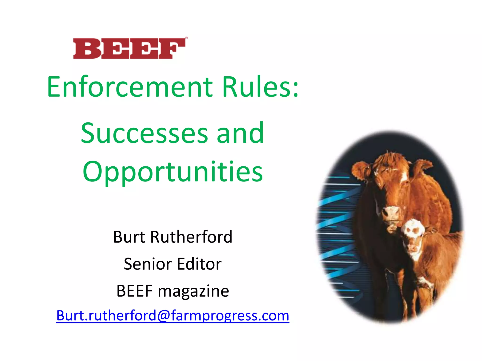 Mr. Terry R. Fankhauser, Mr. Burt Rutherford, Mr. Matt Deppe - Summary ...