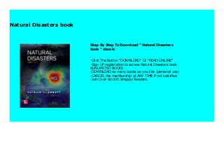Natural Disasters book 494
