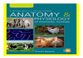 Anatomy And Physiology Of Animal Book