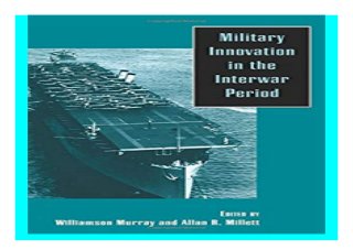 Military Innovation in the Interwar Period book 157