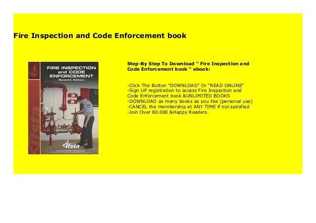 Fire Inspection and Code Enforcement book 416