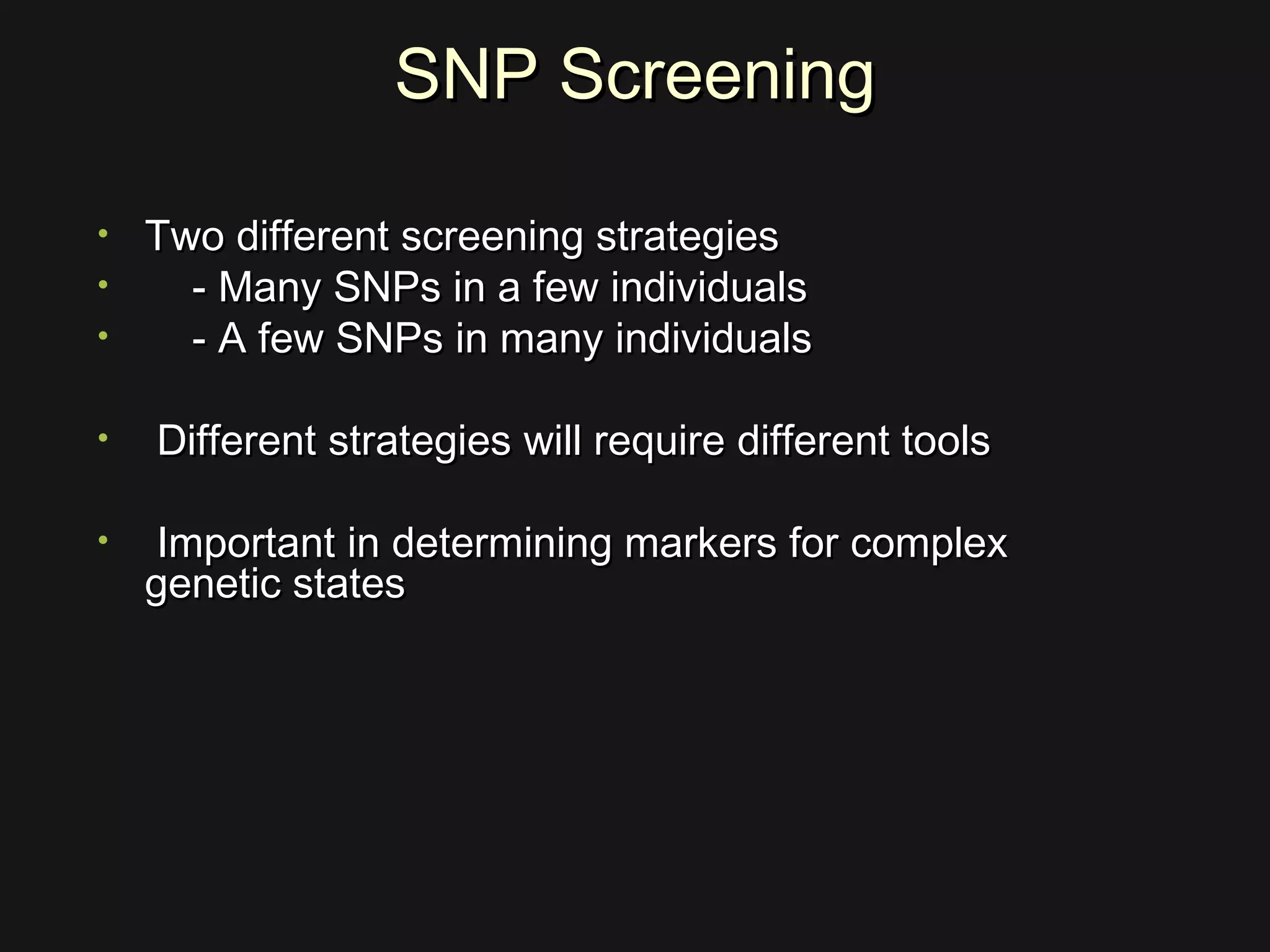 Single Nucleotide Polymorphism | PPT