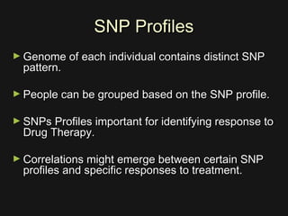 Single Nucleotide Polymorphism | PPT